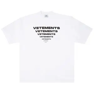 Vetements Pyramid Logo T-shirt - White