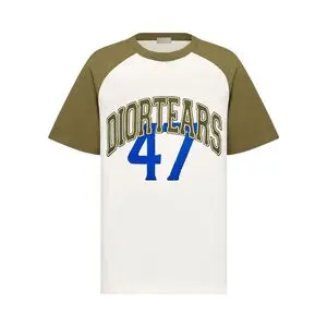 Dior X Denim Tears T-shirt 'white/green