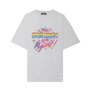 Balenciaga Large Fit T-shirt - Grey