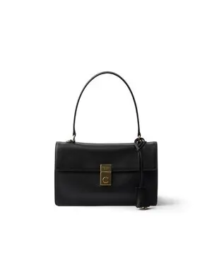 Prada Soft Sound Medium Leather Shoulder Bag