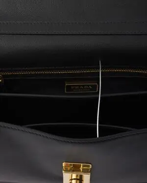 Prada Soft Sound Medium Leather Shoulder Bag