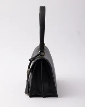 Prada Soft Sound Medium Leather Shoulder Bag
