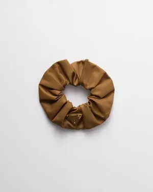Prada Prada Re-Nylon Scrunchie Brandy