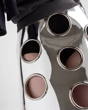 Prada Shiny Leather Skirt