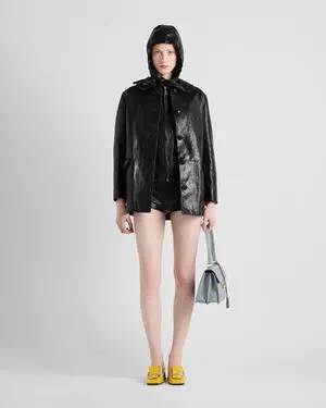Prada Leather Caban Jacket