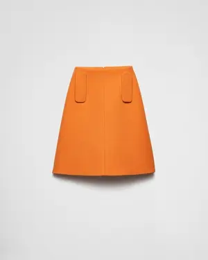 Prada Tricotine A-line Skirt