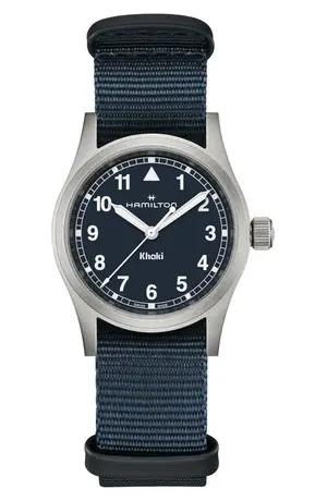 Hamilton Khaki Field Strap Watch - Blue