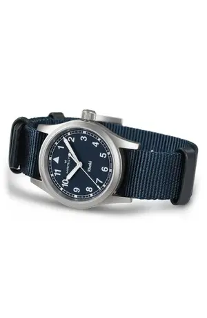 Hamilton Khaki Field Strap Watch - Blue