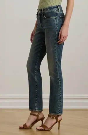 Ralph Lauren Straight Leg Ankle Jeans