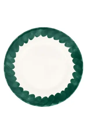 VIETRI Lisbon Brushstroke Dinner Plate - Green