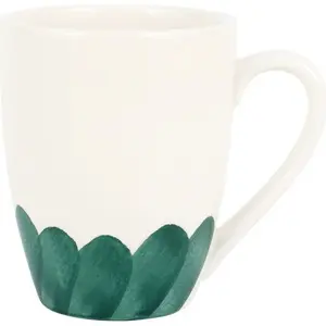 VIETRI Lisbon Brushstroke Mug - Green