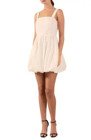 Endless Rose Square Neck Cotton Mini Dress