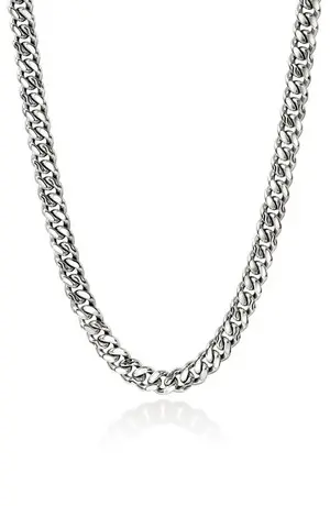 John Hardy Curb Chain Necklace - Sterling Silver