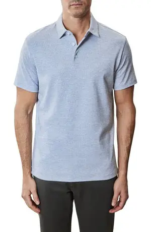 Robert Barakett Duke Space Dye Polo - Light Blue