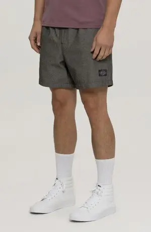 MAUI & SONS Hinano Drawstring Cotton Twill Shorts