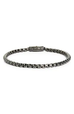 John Hardy Box Chain Bracelet - Dark Silver