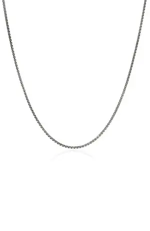 John Hardy Box Chain Necklace - Sterling Silver