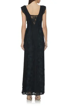 AFRM Trista Lace Inset Maxi Dress