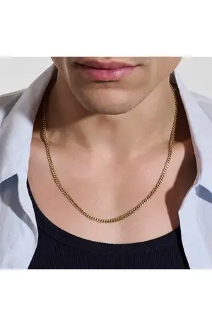 John Hardy Curb Chain Necklace - Gold