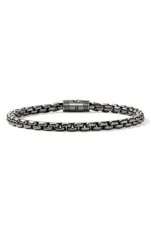 John Hardy Box Chain Bracelet - Dark Silver