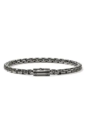 John Hardy Box Chain Bracelet - Dark Silver