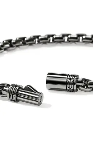 John Hardy Box Chain Bracelet - Dark Silver