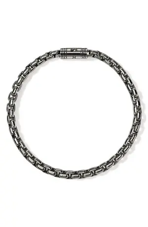 John Hardy Box Chain Bracelet - Dark Silver