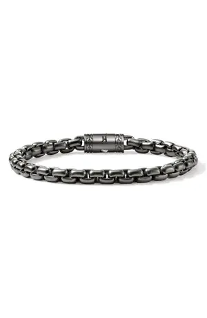 John Hardy Box Chain Bracelet - Dark Silver