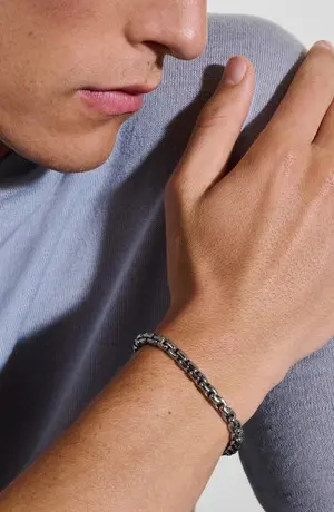 John Hardy Box Chain Bracelet - Dark Silver