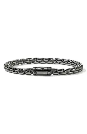 John Hardy Box Chain Bracelet - Dark Silver