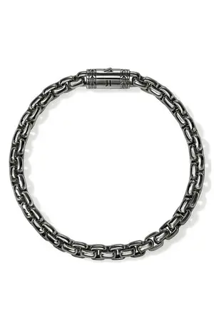 John Hardy Box Chain Bracelet - Dark Silver