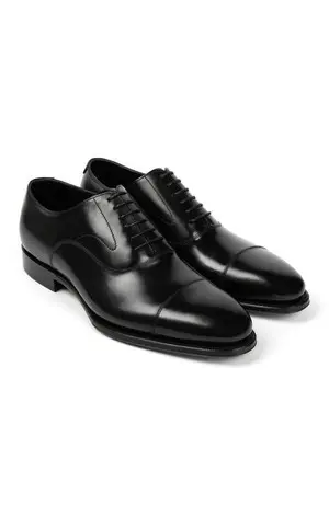 ANTHONY VEER Regent Cap-toe Oxford - Black
