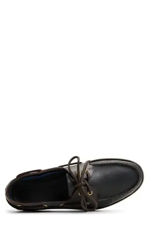 Sperry Authentic Original Boat Shoe - Black/ Amaretto