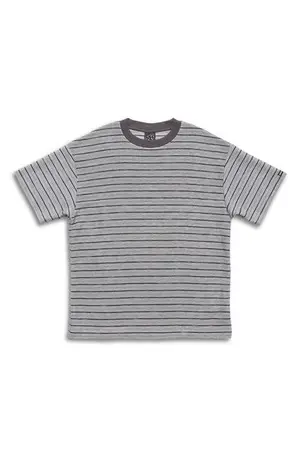 MAUI & SONS Dobby Days Oversize Stripe T-shirt - Iron
