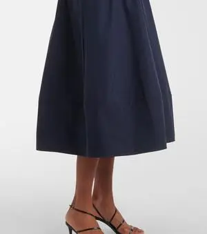 Simkhai Deanna Belted Midi Dress - Blue