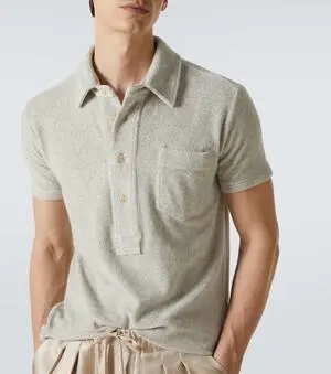 TOM FORD Cotton-blend Terry Polo Shirt
