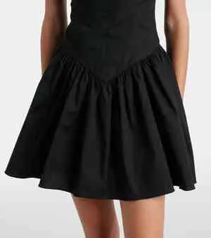 Staud Dena Cotton Poplin Minidress