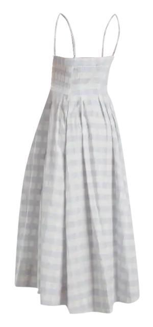 Simkhai Kittiya Gingham Cotton Midi Dress