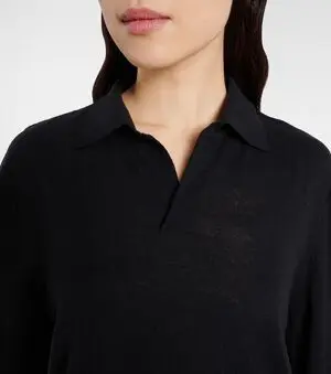 THE ROW Jovani Silk Polo Shirt