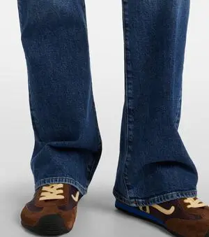 FRAME Arrow High-rise Bootcut Jeans - Blue