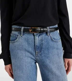 THE ROW Leather Belt