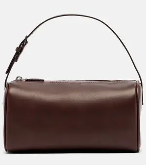 THE ROW The Row 90s Leather Top Handle Bag Brown