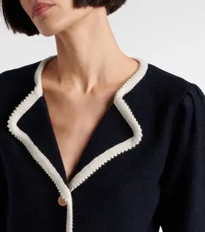FRAME Corded Knitted Top