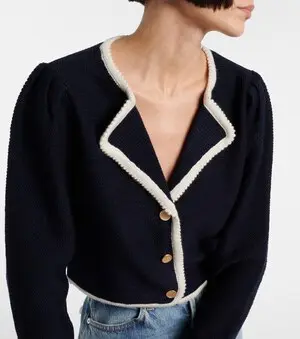 FRAME Corded Knitted Top