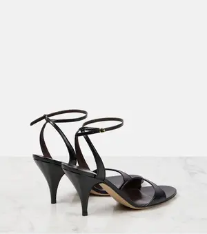 THE ROW Vika Leather Slingback Sandals