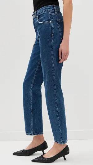 ANINE BING Kate Straight Leg Jeans