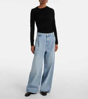 AGOLDE Darsha Mid-rise Barrel-leg Jeans