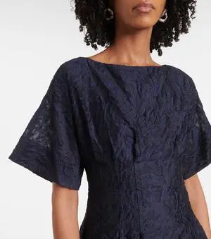 Simkhai Rosalie Jacquard Midi Dress