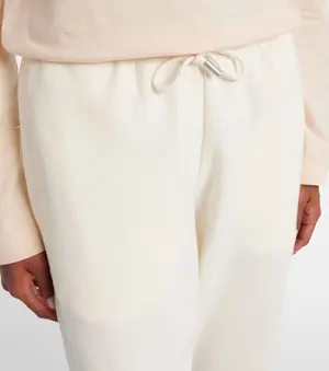 THE ROW Teo Cotton And Cashmere Sweatpants