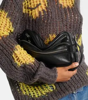 Acne Studios Leather Shoulder Bag - Black